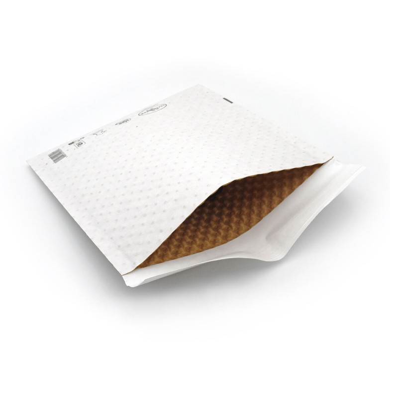Pochette bulle d'air papier blanche